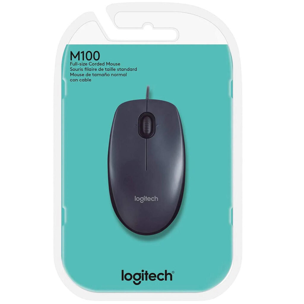 LOGITECH FULL SIZE CORDED MOUSE - sotekardc